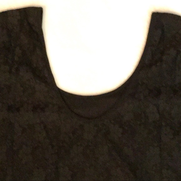 BONGO | Tops | Bongo Plus Size Black Lace Top With Sheer Sleeves | Poshmark